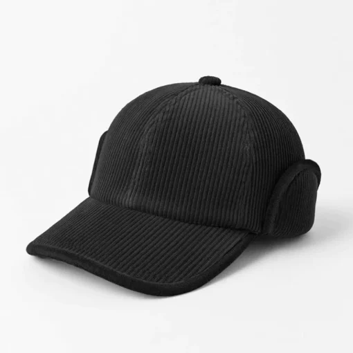 CP1299 Premium Corduroy Fabrics Ear Flap Cap – AlasilBD